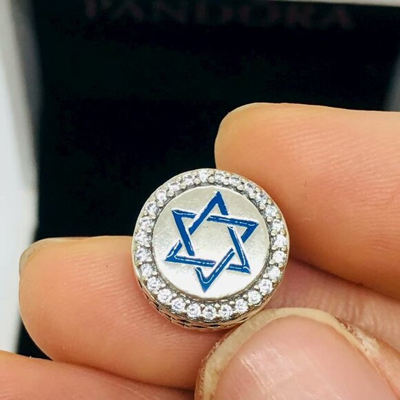 Pandora | Jewelry | Pandora Country Of Israel Exclusive Flag Enamel ...